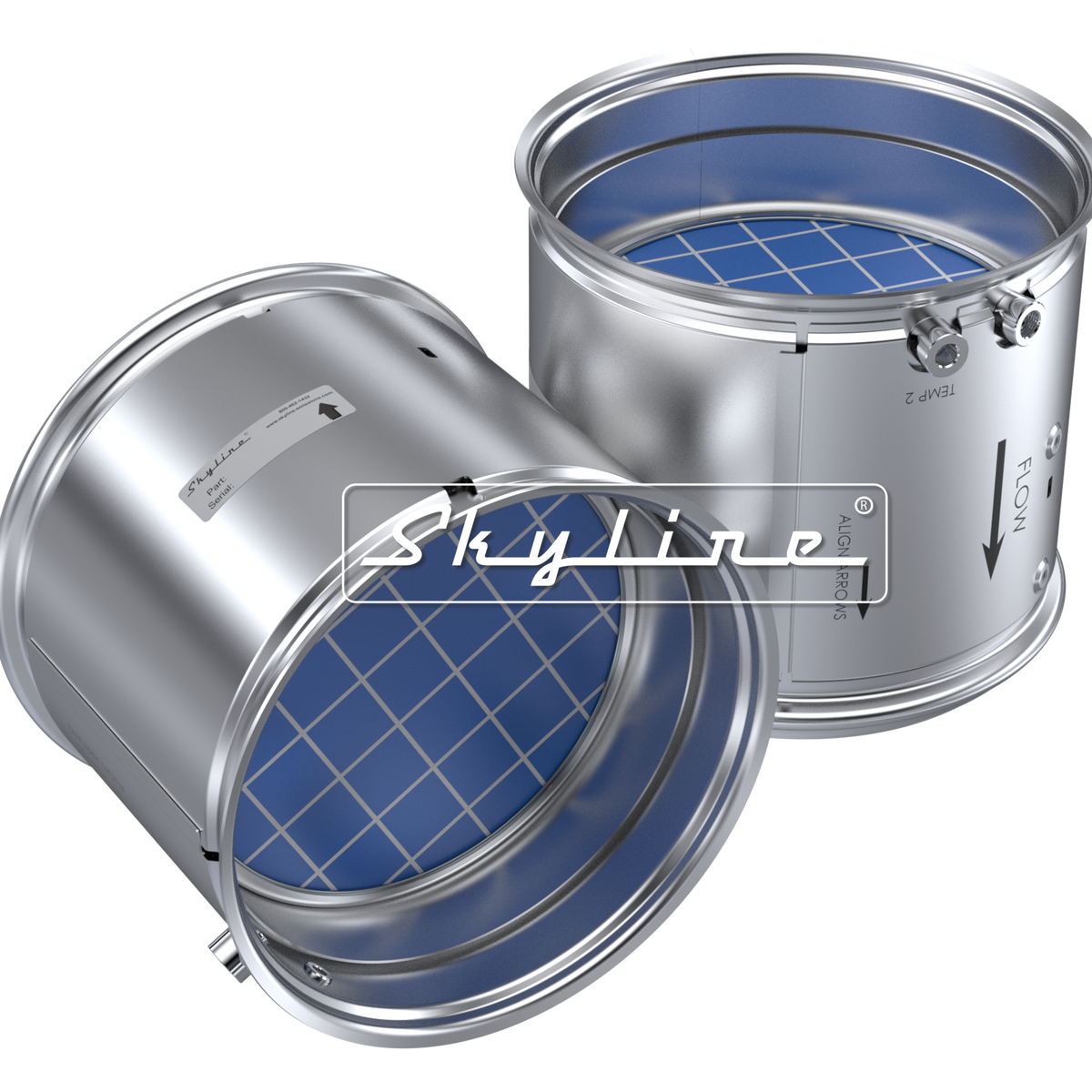 BJ0716 New Skyline DPF - Cummins L9 (Clamps & Gaskets Included) – DPF ...