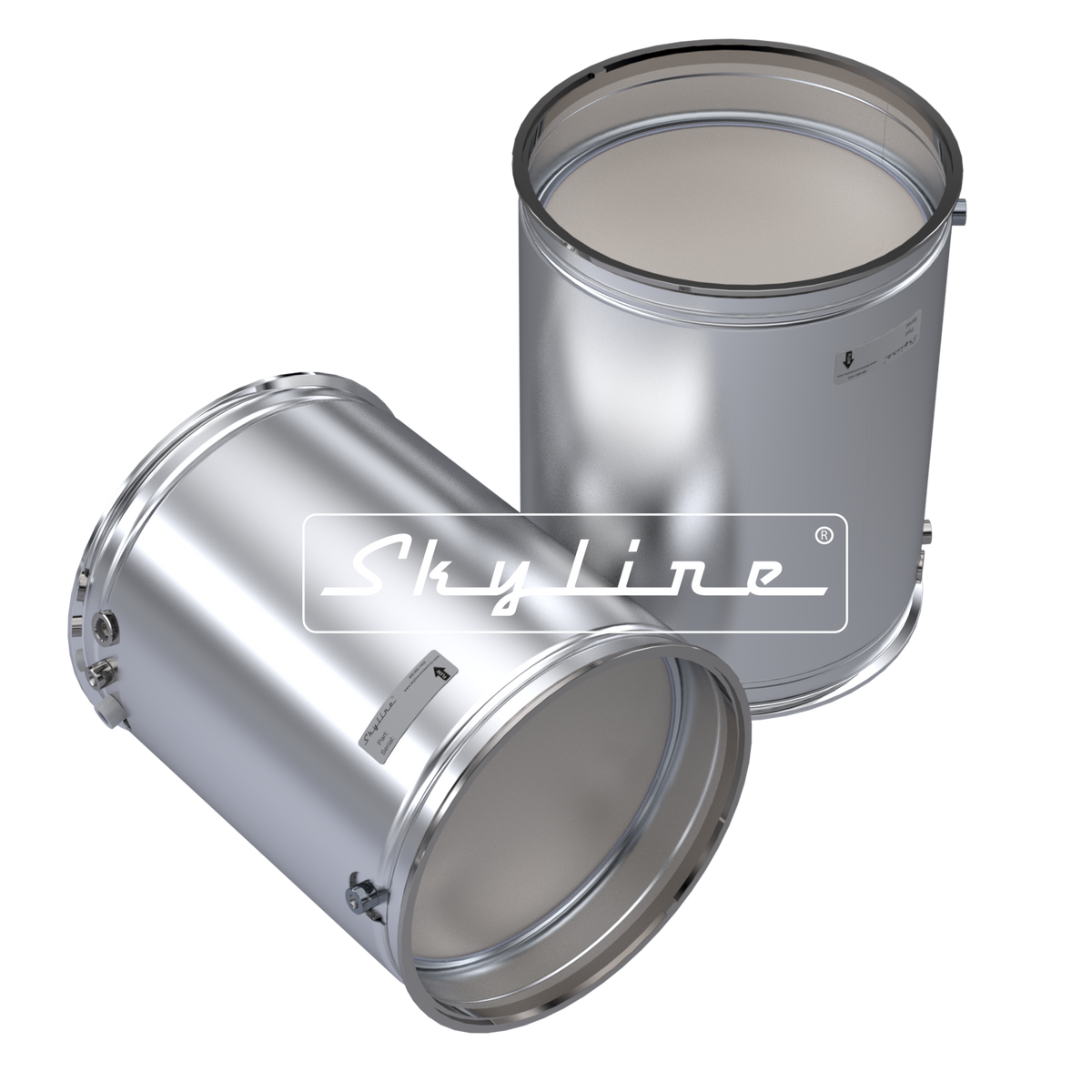 DQ1202 New Skyline DPF - Detroit Diesel (Clamps & Gaskets Included ...